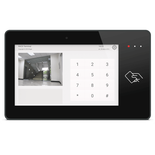 MD70 | Graphic Touch Panel with EM 125 kHz and MIFARE® Reader - Roger